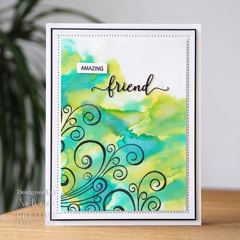 Creative Expressions Bold Shadowed Sentiments Craft Die and Stamp Set ...