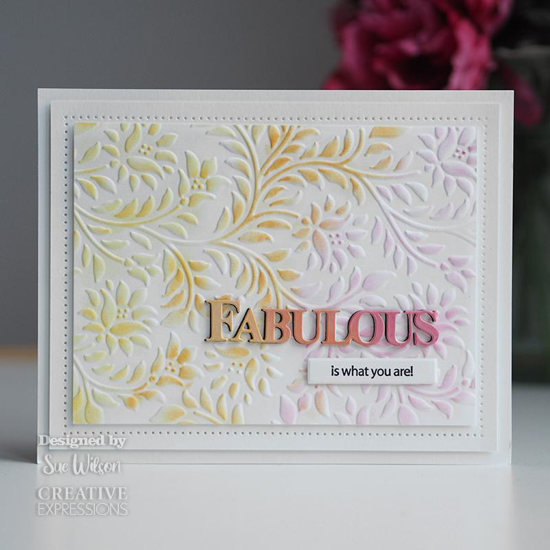 Creative Expressions Bold Shadowed Sentiments Craft Die and Stamp Set ...