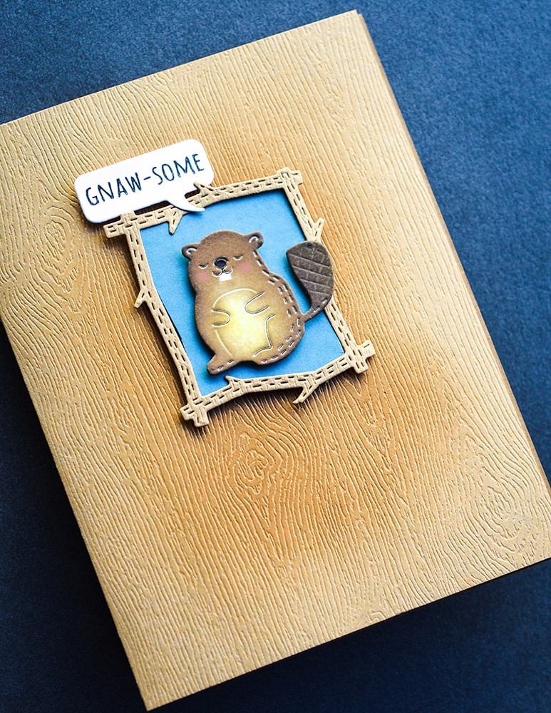 Memory Box Poppystamps Metal Dies - Whittle Beaver - Scrapbooking Made ...