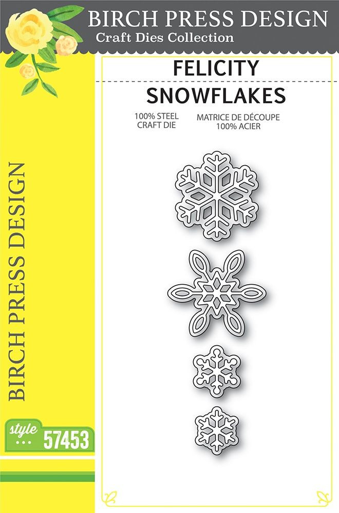 Memory Box Birch Press Design Dies - Felicity Snowflakes - Scrapbooking ...