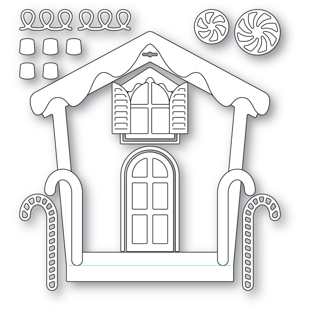 Memory Box Dies - Gingerbread House Frame - Scrapbooking Made Simple