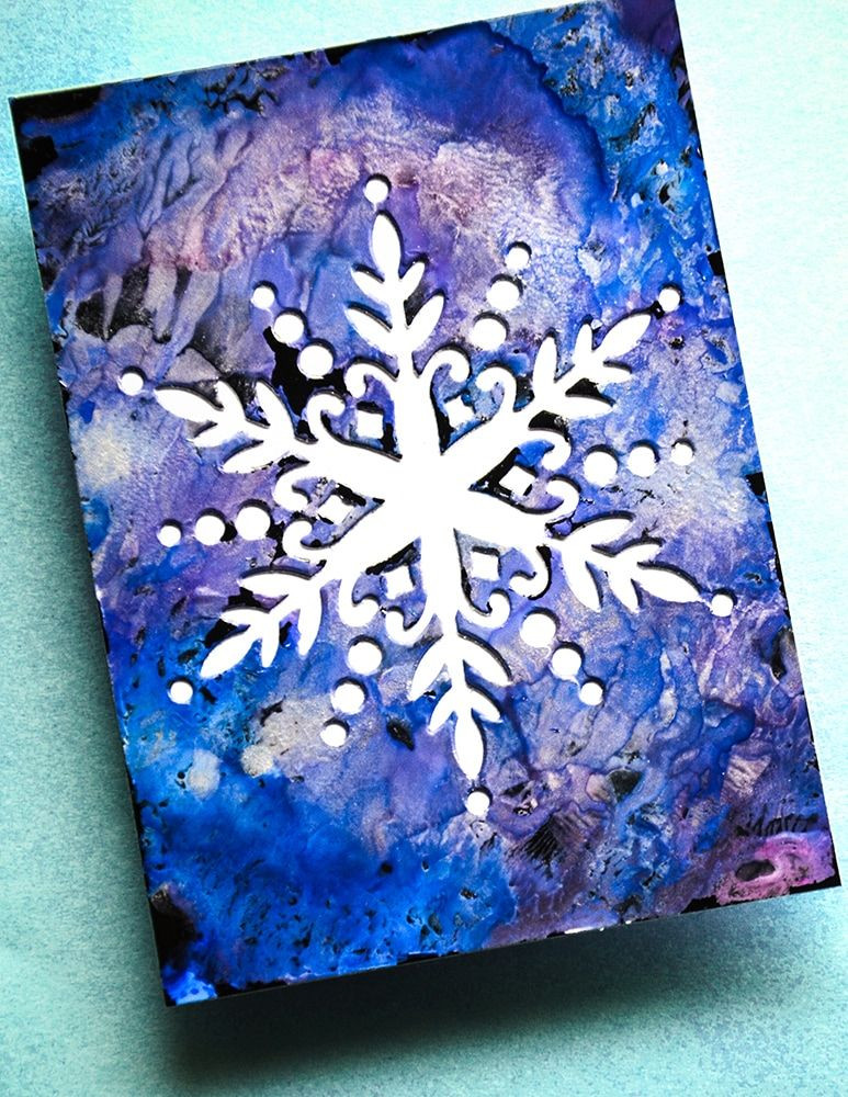Memory Box Dies - Gloriette Snowflake Collage - Scrapbooking Made Simple