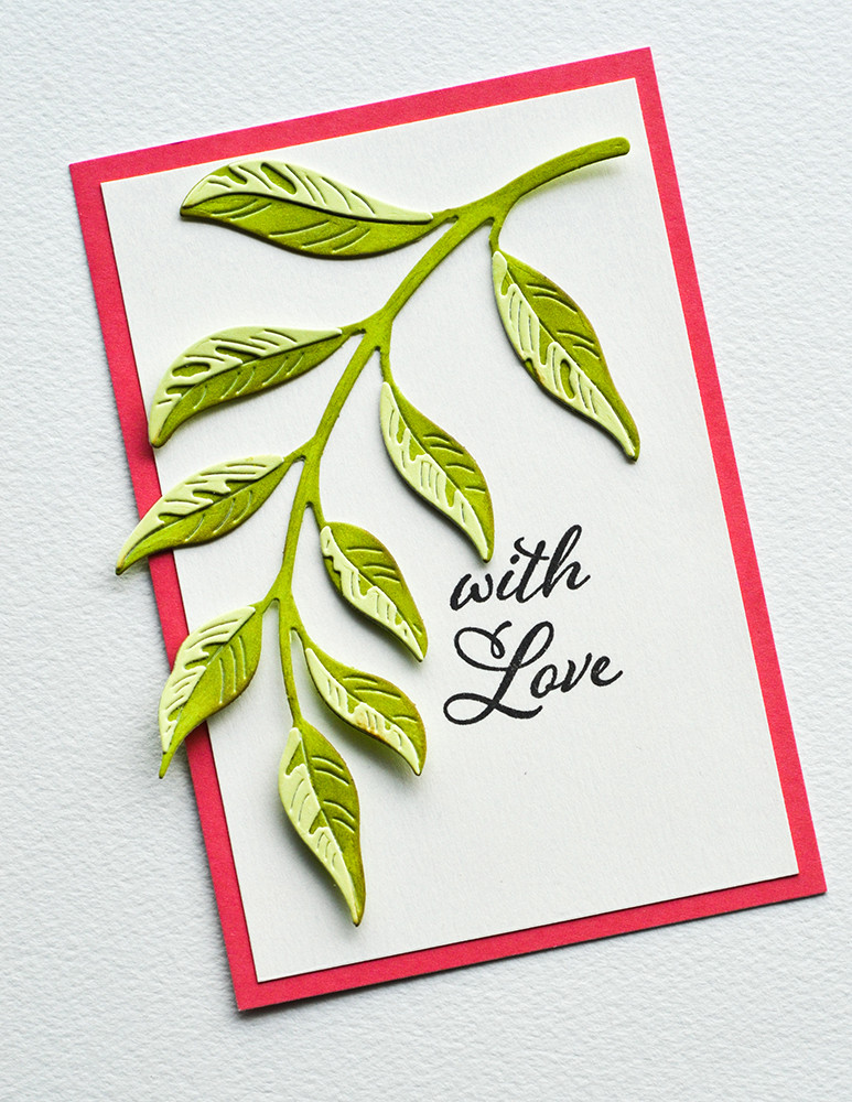 Memory Box Birch Press Designs Dies - Curved Leaf Branch Contour Layers ...