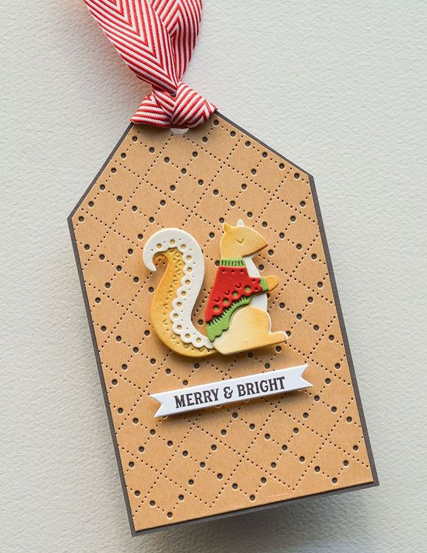Memory Box PoppyStamps Dies - Nordic Squirrels - Scrapbooking Made Simple