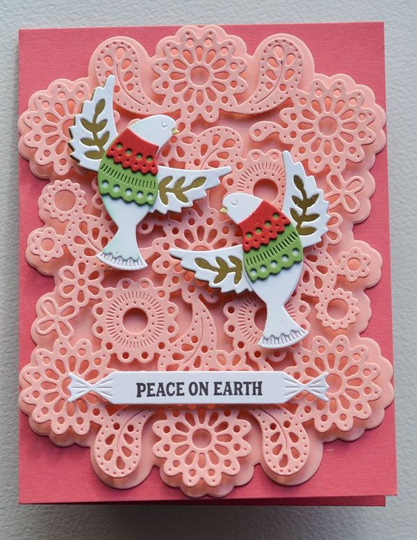 Memory Box PoppyStamps Dies - Nordic Doves - Scrapbooking Made Simple