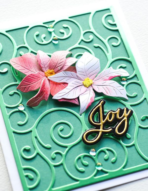 Memory Box Dies - Joy Posh Script - Scrapbooking Made Simple