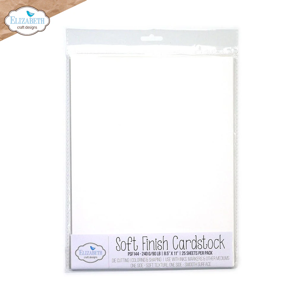 Elizabeth Craft Designs 8.5x11in 240g/90lb, 25 Sheets Cardstock - Soft ...