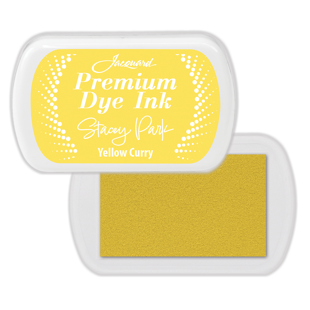 Jacquard Premium Full Size Dye Ink Pad By Stacey Park - Yellow Curry ...