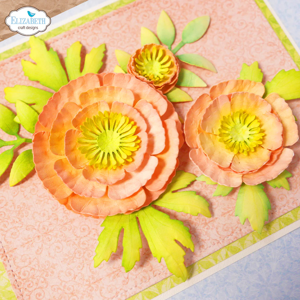Elizabeth Craft Designs Paper Flowers Dies - Florals 25 - Scrapbooking ...