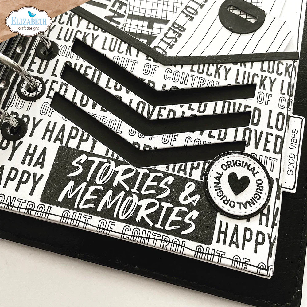 Elizabeth Craft Designs Planner Essentials - Pocket Set Chevron Circle ...