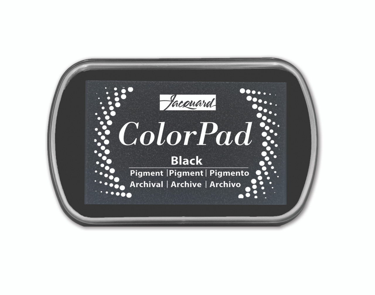 Jacquard Colorpad Pigment Ink Pad - Black - Scrapbooking Made Simple