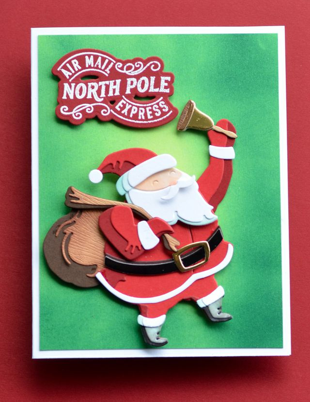 Memory Box Open Studio Clear Stamps and Dies Set - Holiday Wishes ...