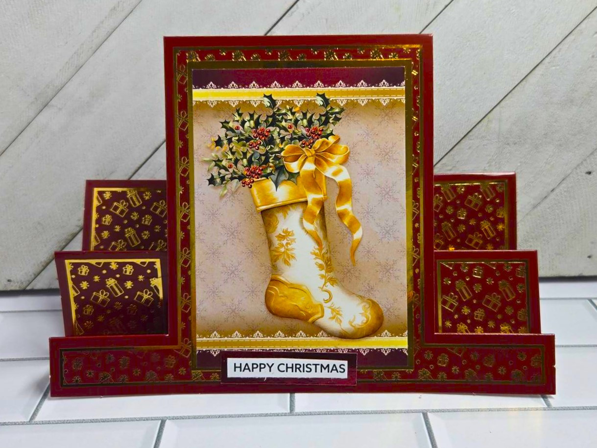 Hunkydory Crafts Christmas Foiled Pattern Stepper Cards - Scrapbooking ...