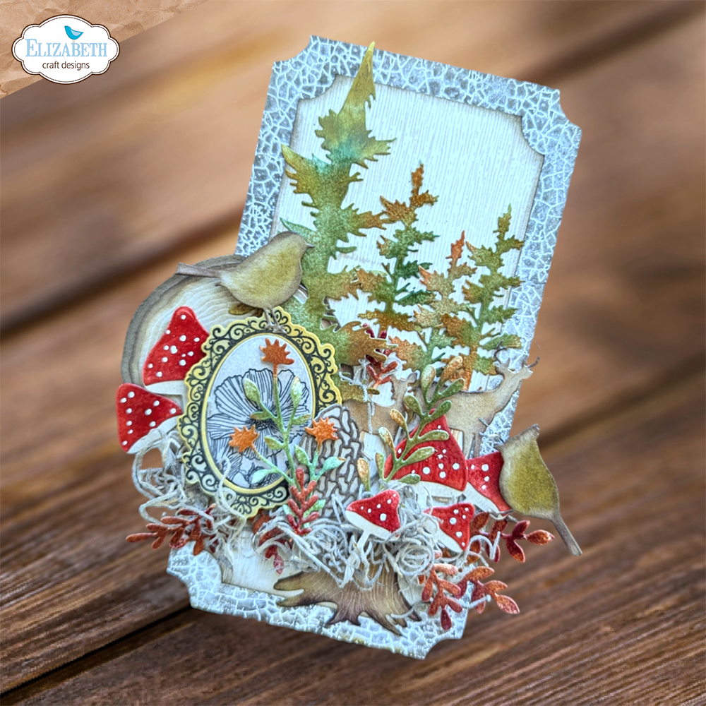 Elizabeth Crafts Designs Everyday Elements Dies - Mushrooms & Tree ...