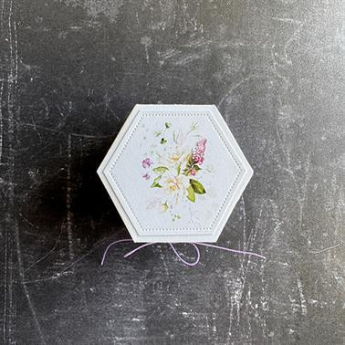 Simple and Basic Dies - Hexagon Box - Scrapbooking Made Simple