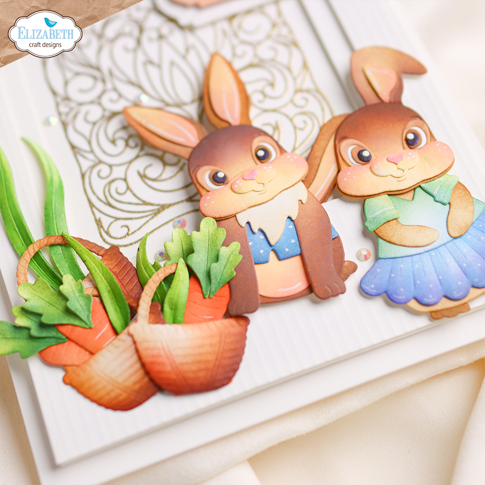 Elizabeth Craft Designs Cute & Whimsical Dies - Bunny - Scrapbooking ...