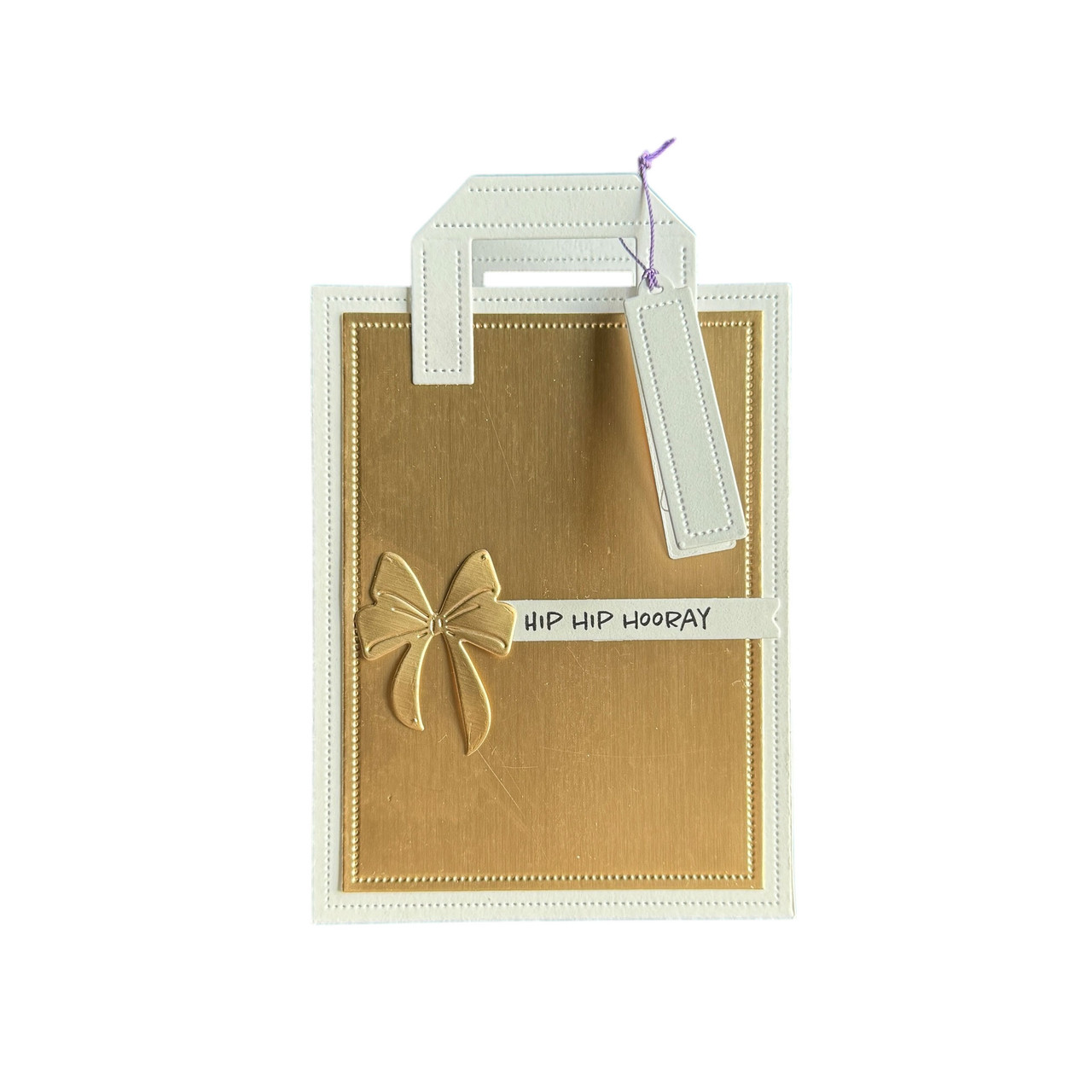Simple and Basic A7 Cutting Dies - Shopping Bag - Scrapbooking Made Simple