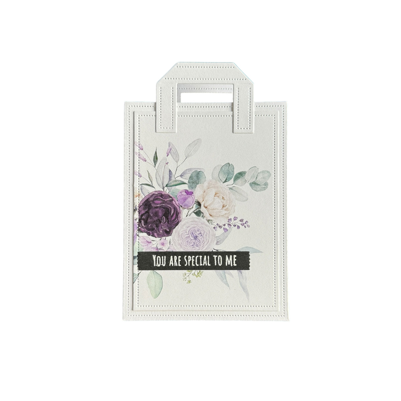 Simple and Basic A7 Cutting Dies - Shopping Bag - Scrapbooking Made Simple