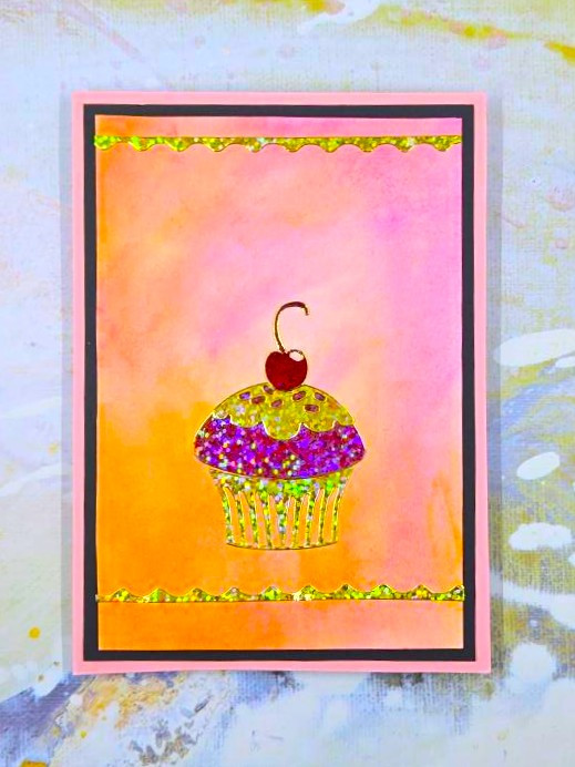 JEJE Produkt 6Pk Peel-Off Sticker Set - Cupcakes - Scrapbooking Made Simple