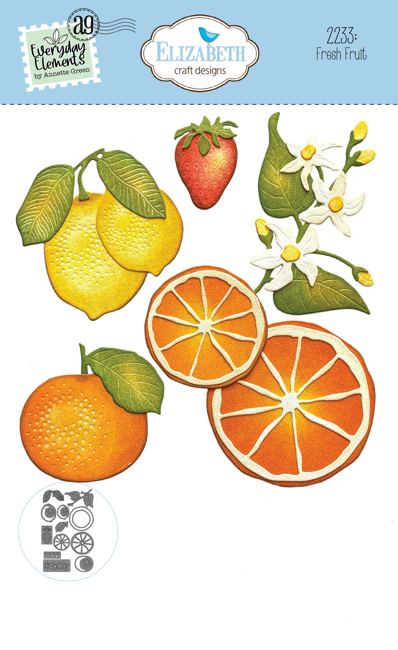 Elizabeth Craft Designs Everyday Elements Dies - Fresh Fruit ...