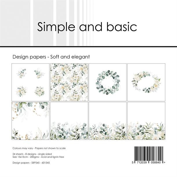 Simple and Basic Design 6x6in Paper Pad - Soft and Elegant ...