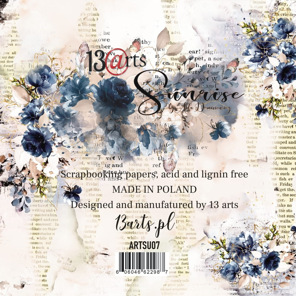 13 Arts 6x6in Paper Pad - Sunrise - Scrapbooking Made Simple