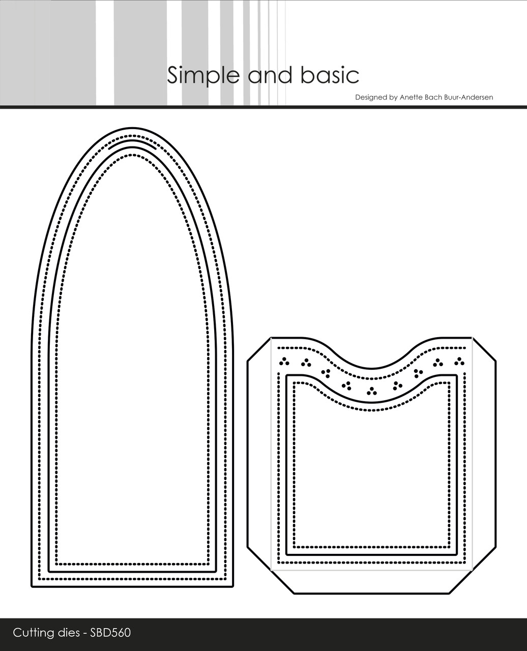 Simple and Basic Cutting Dies - Beautiful Pocket Tag - Scrapbooking ...