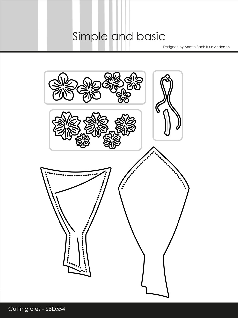 Simple and Basic Cutting Dies - Bouquet of Flowers - Scrapbooking Made ...