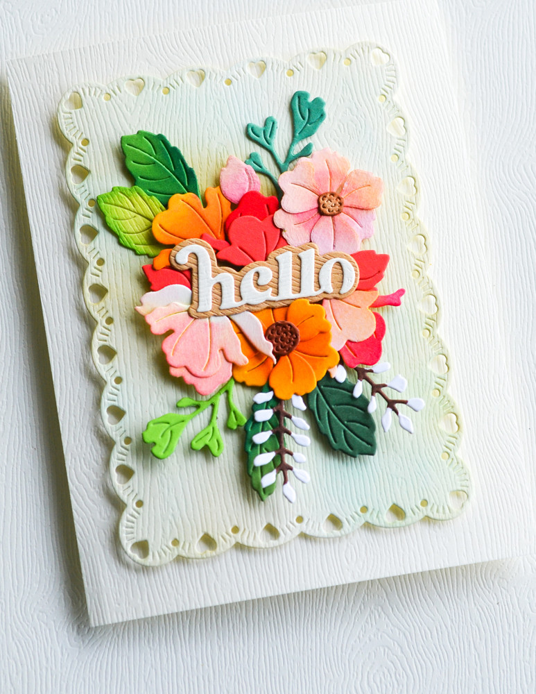 Memory Box Dies - Garden Pail Bouquet - Scrapbooking Made Simple