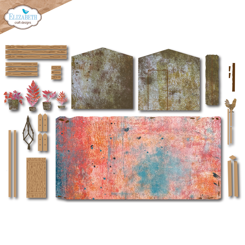 Elizabeth Craft Designs Dies - In the Garden shed - Scrapbooking Made ...