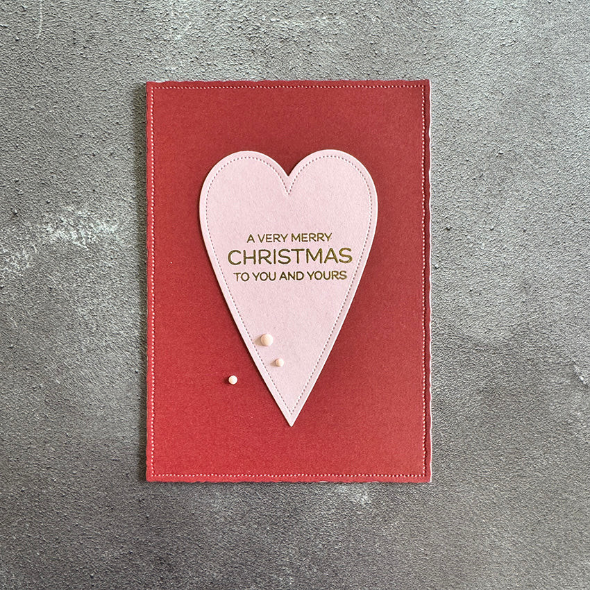 Simple and Basic Dies - Oblong Hearts with Tag - Scrapbooking Made Simple