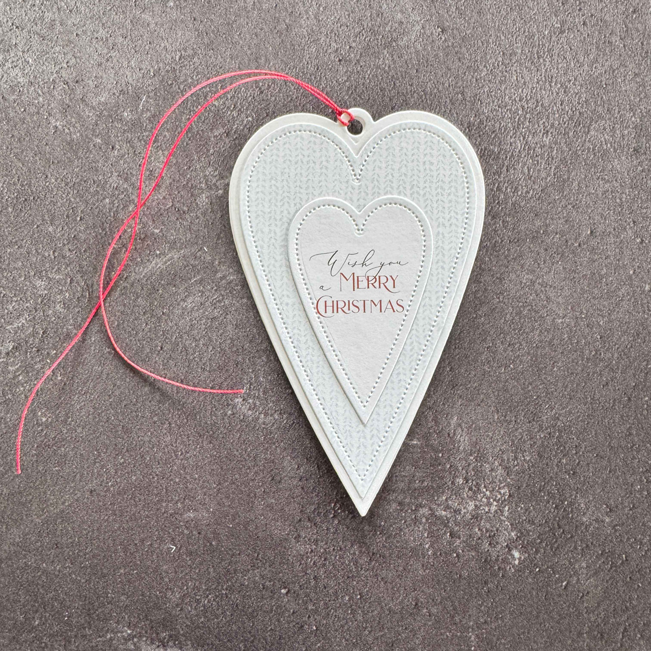 Simple and Basic Dies - Oblong Hearts with Tag - Scrapbooking Made Simple