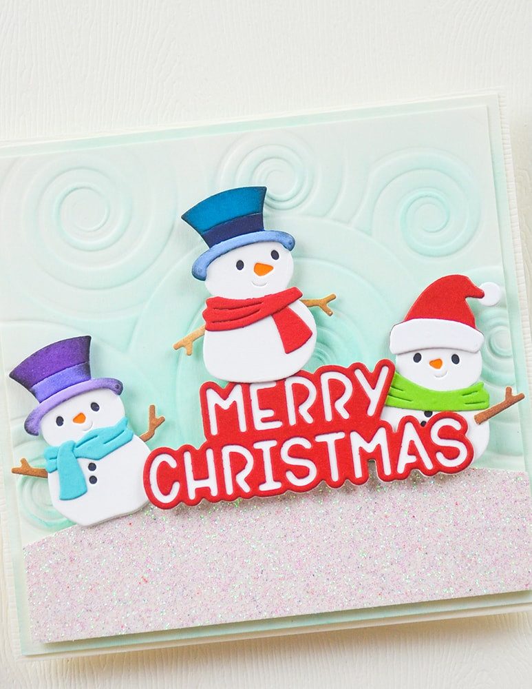 Memory Box Dies - Stylish Snowmen Trio - Scrapbooking Made Simple