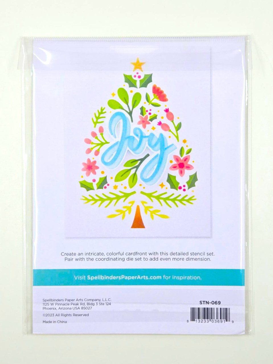 Spellbinders Paper Arts Stencils - Layered Joy Tree - Scrapbooking Made ...