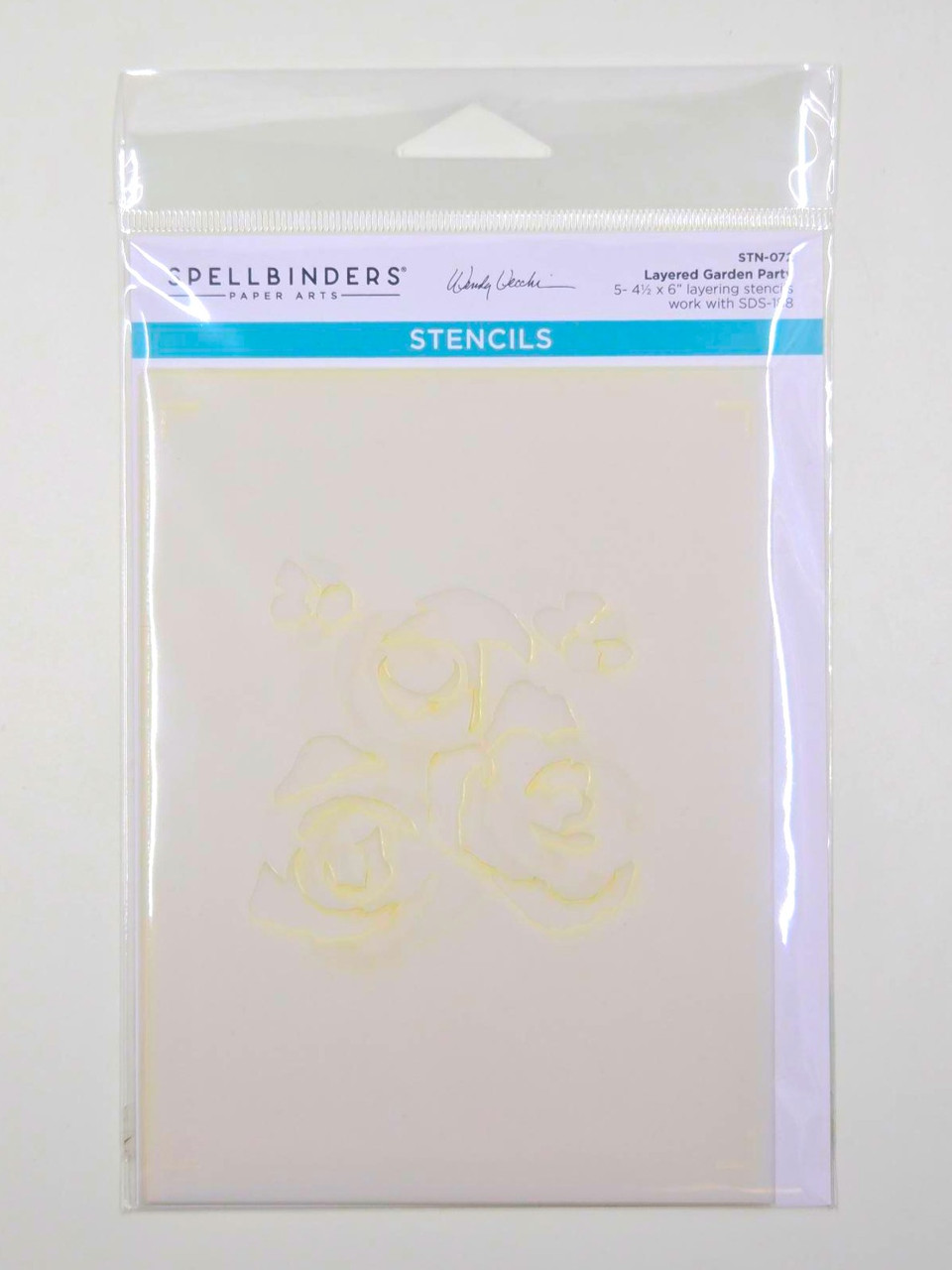 Spellbinders Paper Arts Stencils - Layered Garden Party - Scrapbooking ...