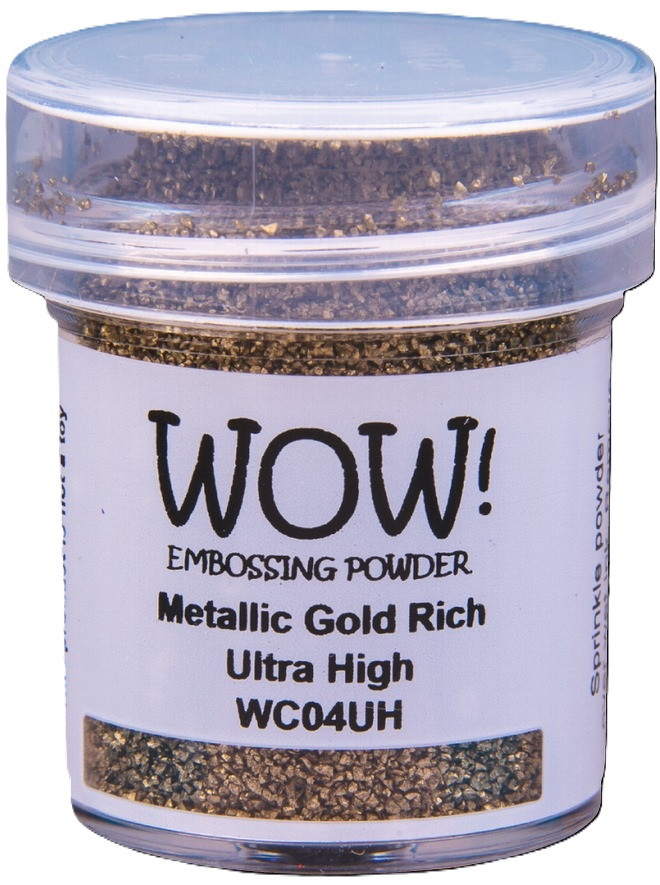 WOW! Embossing Powder, Ultra High - Metallic Gold - Scrapbooking Made ...