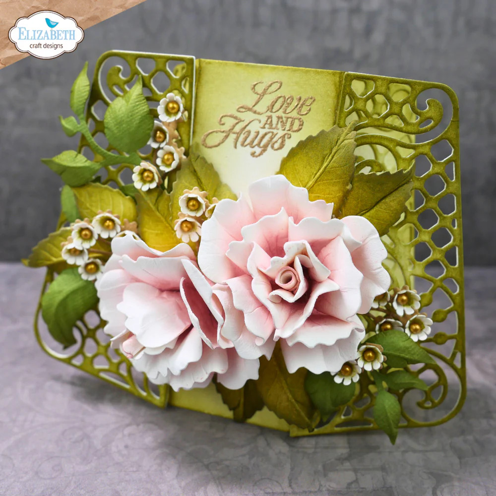 Elizabeth Craft Designs Paper Flowers Dies - Delicate Fancy Card Easel ...
