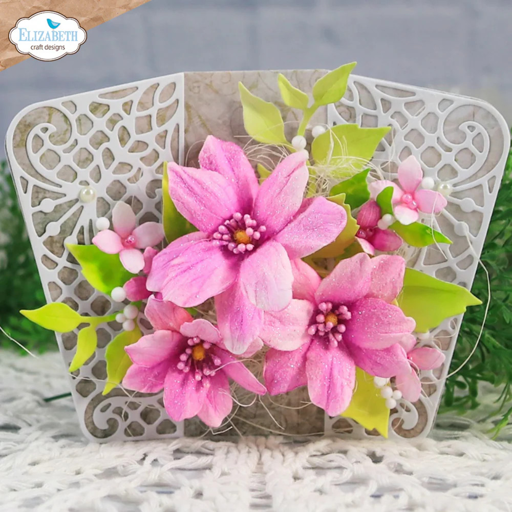 Elizabeth Craft Designs Paper Flowers Dies - Rose Companion Flower ...