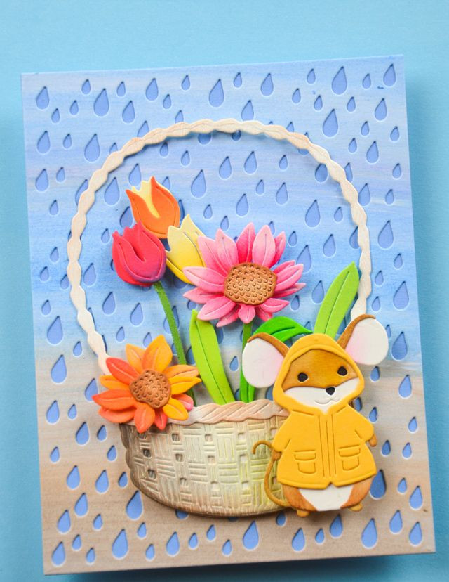 Memory Box Dies - Flower Basket Bouquet - Scrapbooking Made Simple