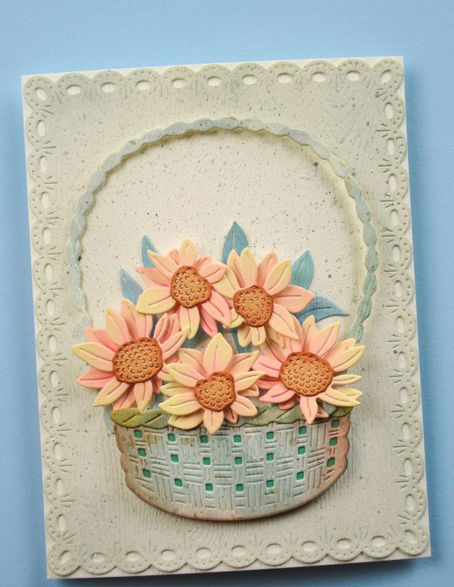 Memory Box Dies - Flower Basket Bouquet - Scrapbooking Made Simple