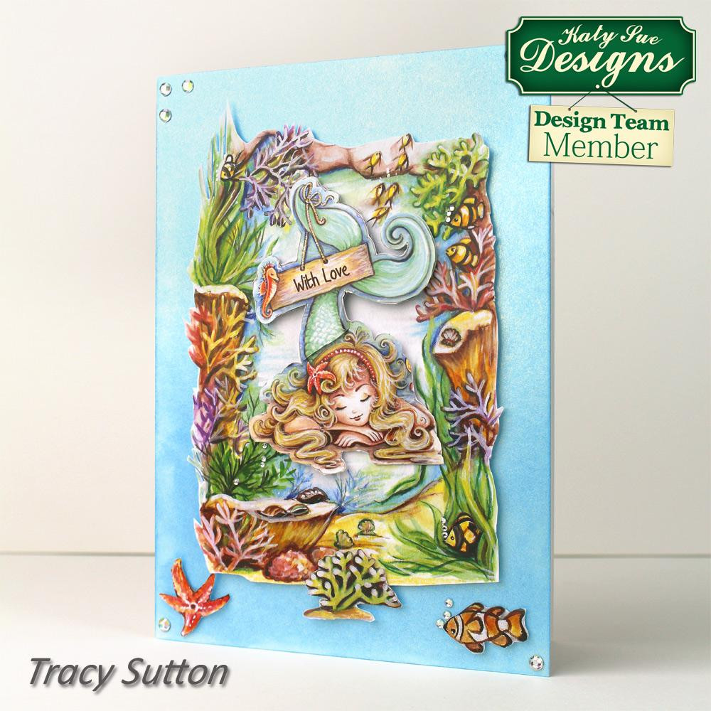 Katy Sue Designs Paper Craft Pad - Mermaids Collection - Scrapbooking ...