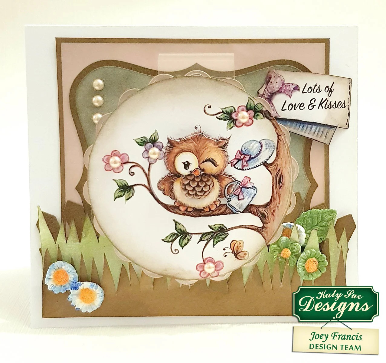Katy Sue Designs Paper Craft Pad - Owls Collection - Scrapbooking Made ...
