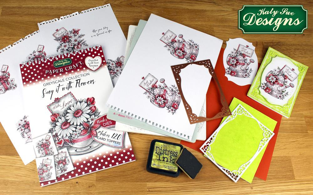 Katy Sue Design Paper Craft Pad - Greyscale Collection, Say it with ...