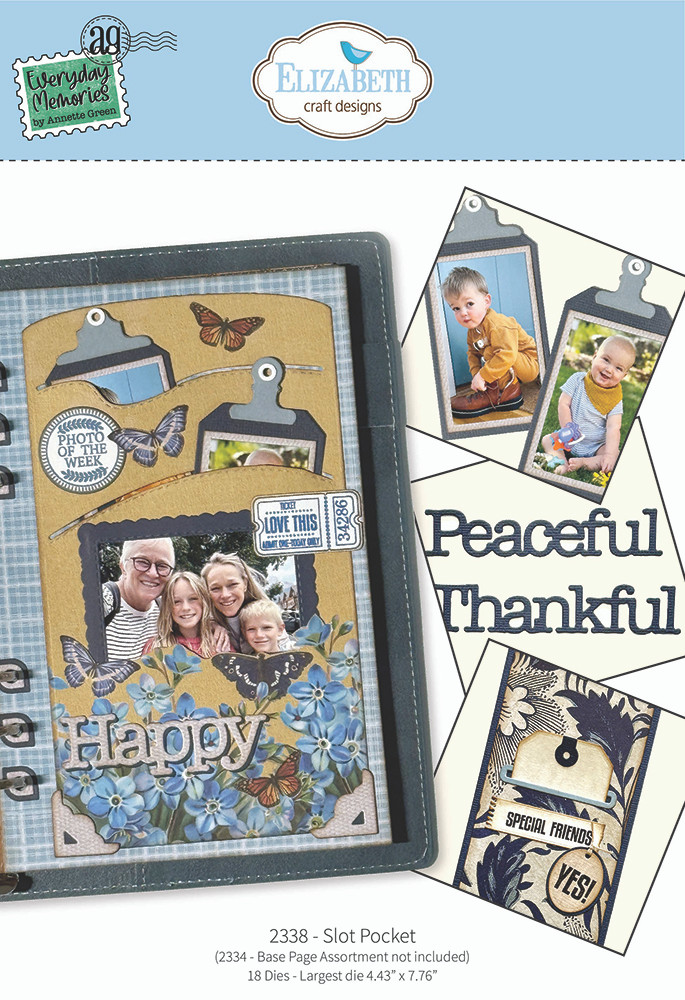 Elizabeth Craft Designs Dies - Slot Pocket - Scrapbooking Made Simple