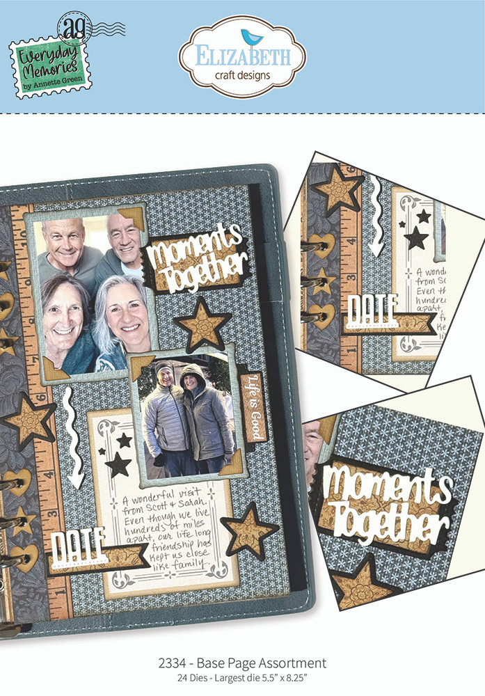 Elizabeth Craft Designs Dies - Base Page Assortment - Scrapbooking Made ...