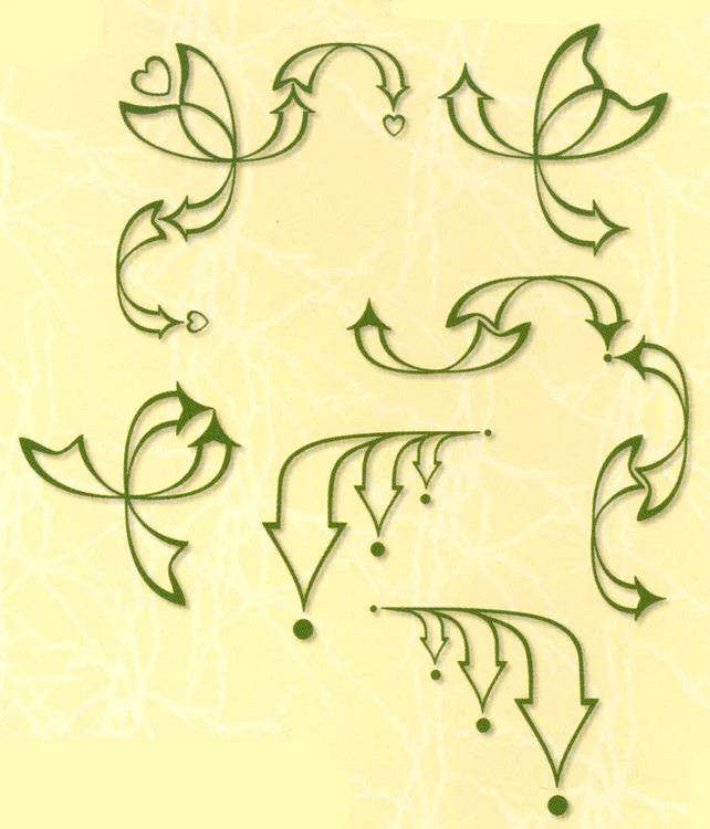 Leane Creatief Lea'bilities Clear Stamps - Arrows Open - Scrapbooking ...