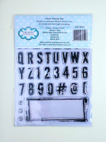 Creative Expressions Clear Stamp Set - Frame It - Scrapbooking Made Simple