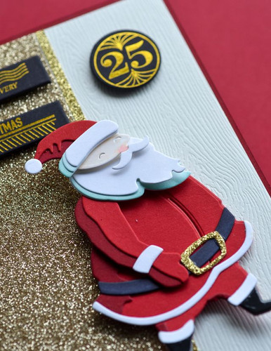 Memory Box Dies - Layered Festive Santa - Scrapbooking Made Simple