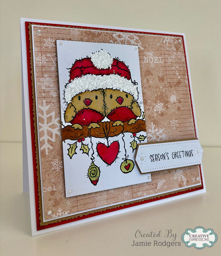 Woodware Clear Stamps - Woolly Hat Robins - Scrapbooking Made Simple