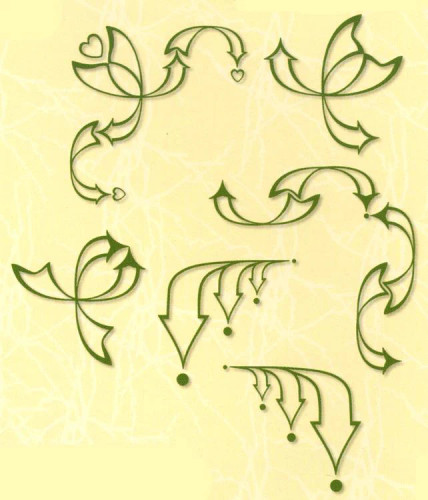 Leane Creatief Lea'bilities Clear Stamps - Arrows Open - Scrapbooking ...